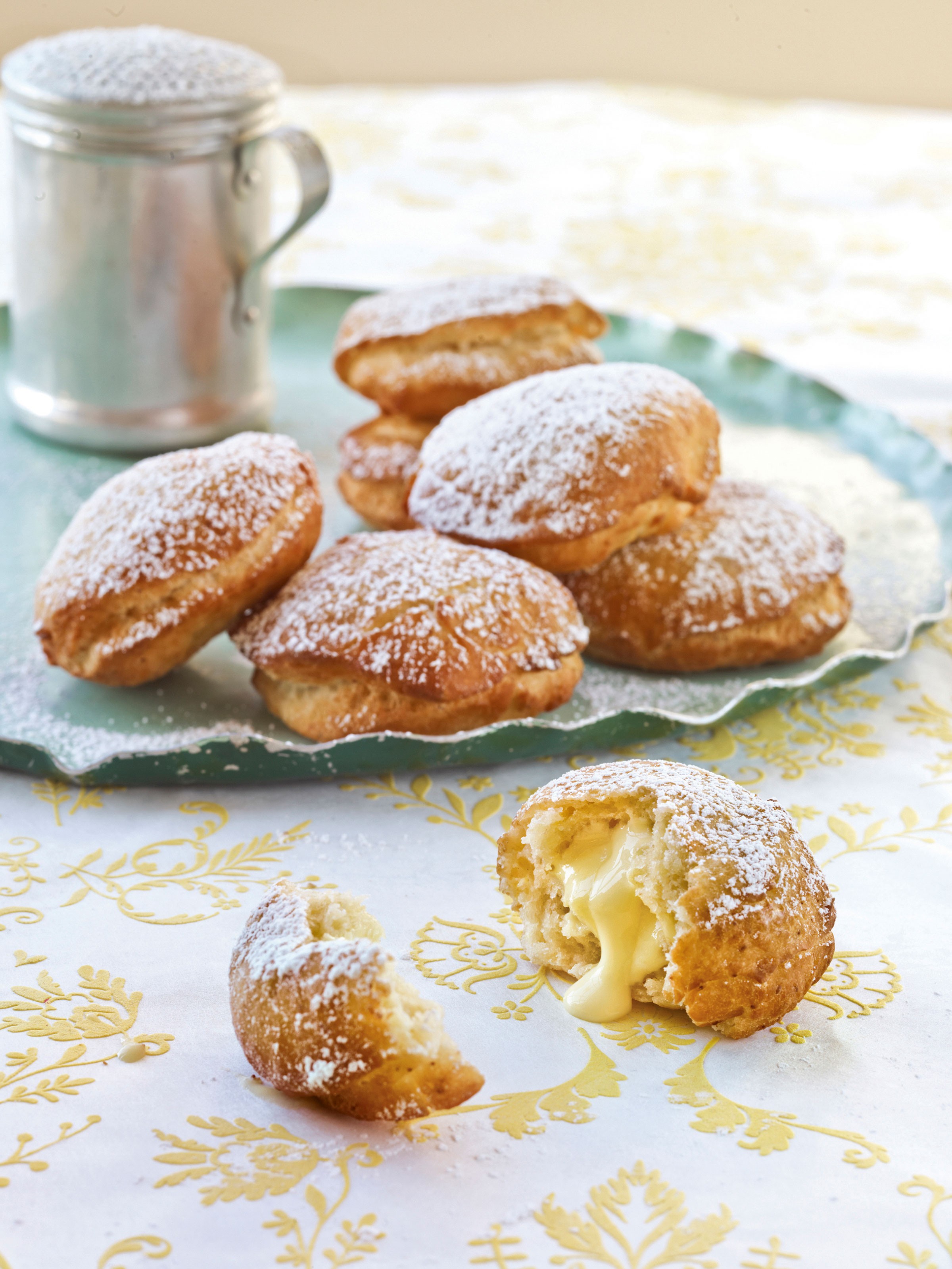 Lemon-Filled Beignets from Donuts by Elinor Klivans